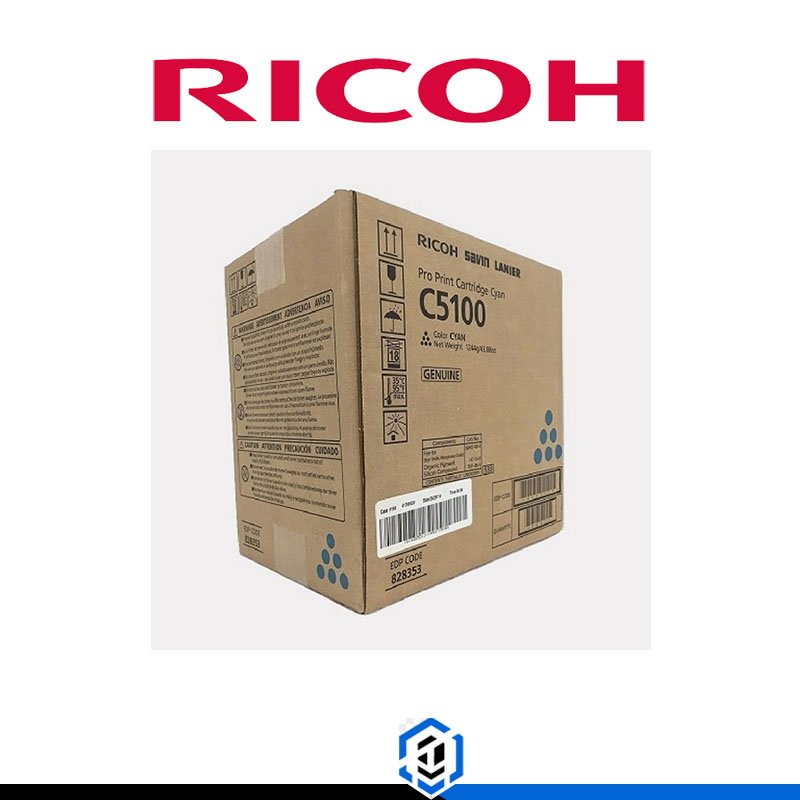 Toner Ricoh 828353 Pro C5100 Cyan 52KPG Original - TonerMarket