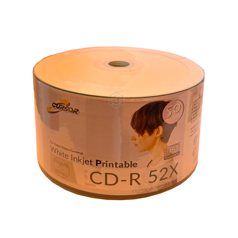CD-R Printable Cursor 700MB 52X (cono x 50 discos)